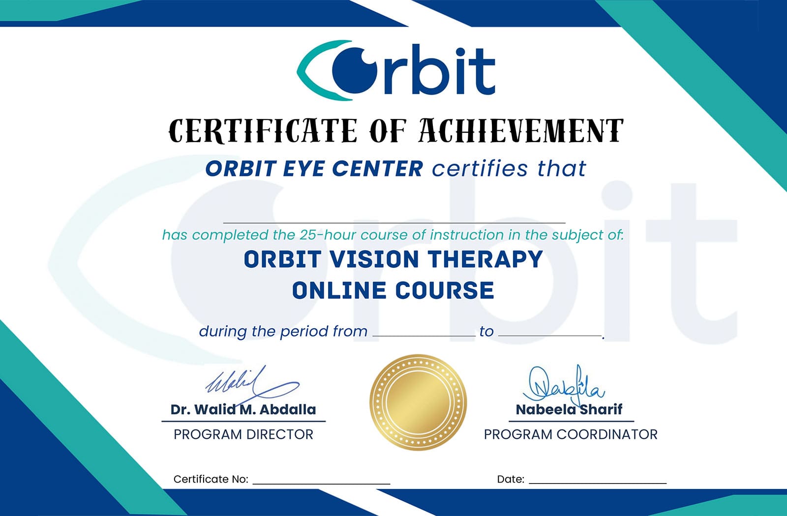 Orbit Vision Therapy Online Course | Eye Clinic & Hospital in Dubai ...